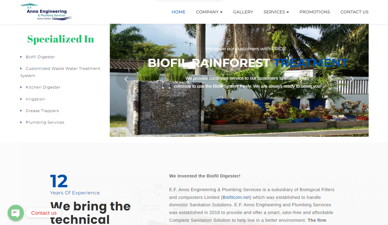 E.F Engieering & Plumbing Services - Pros Technologies